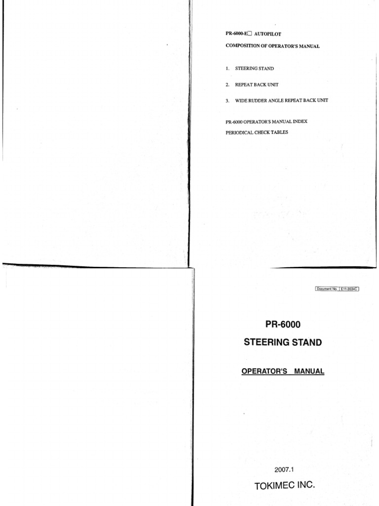 PR-6000-E - Autopilot 1 | PDF