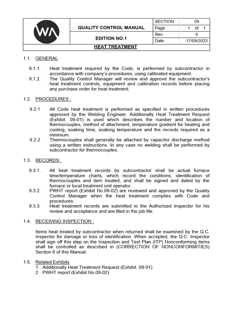 14-Sec 9 - Heat Treatment | PDF | Heat Treating | Thermocouple