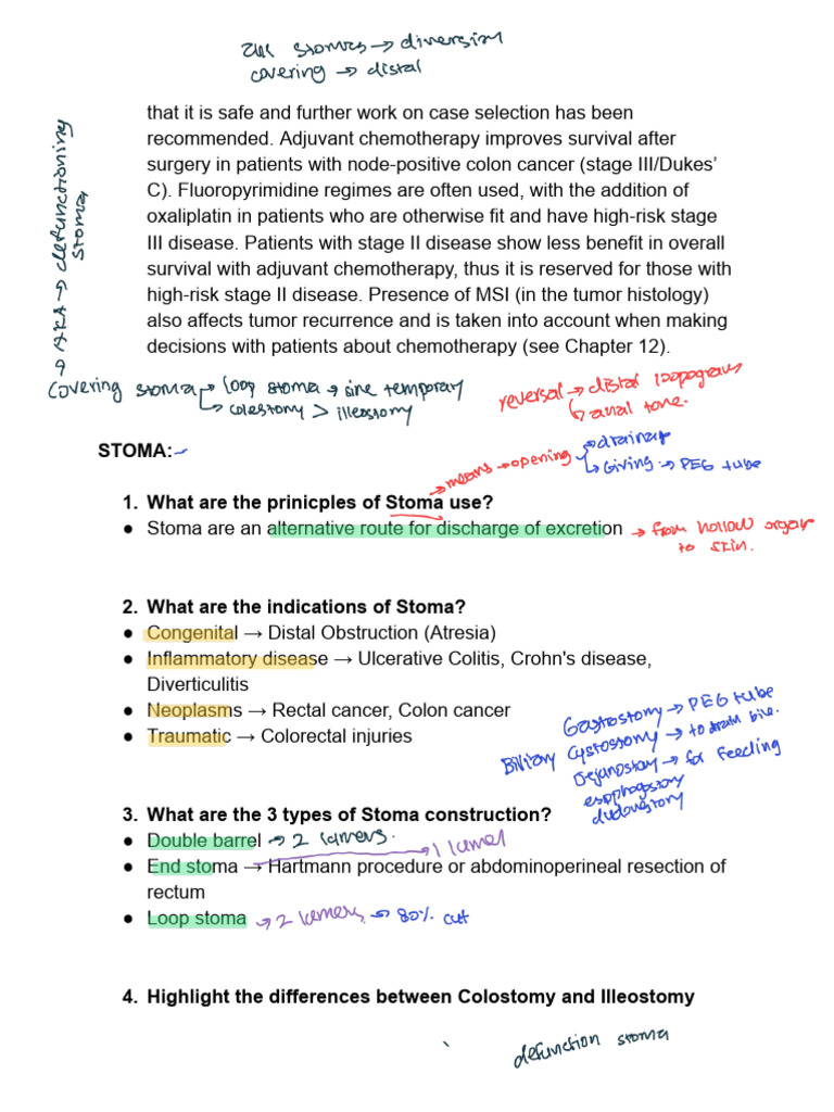 Stoma 231209 131703 | PDF | Human Diseases And Disorders | Causes Of Death
