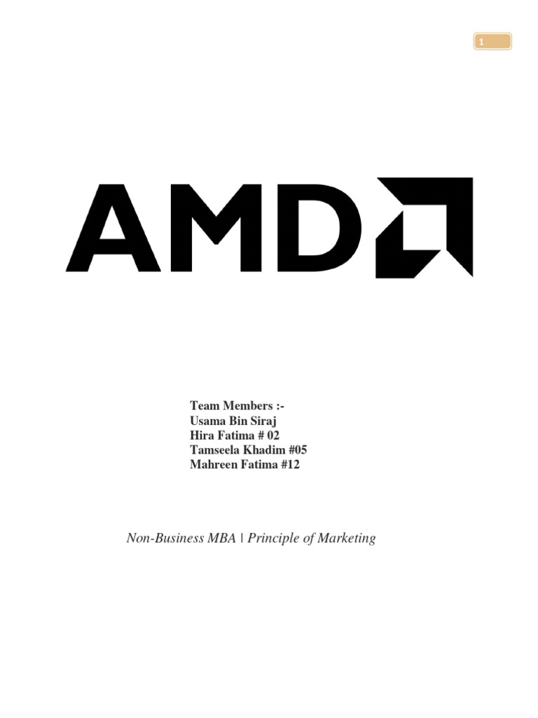 AMD Report | PDF