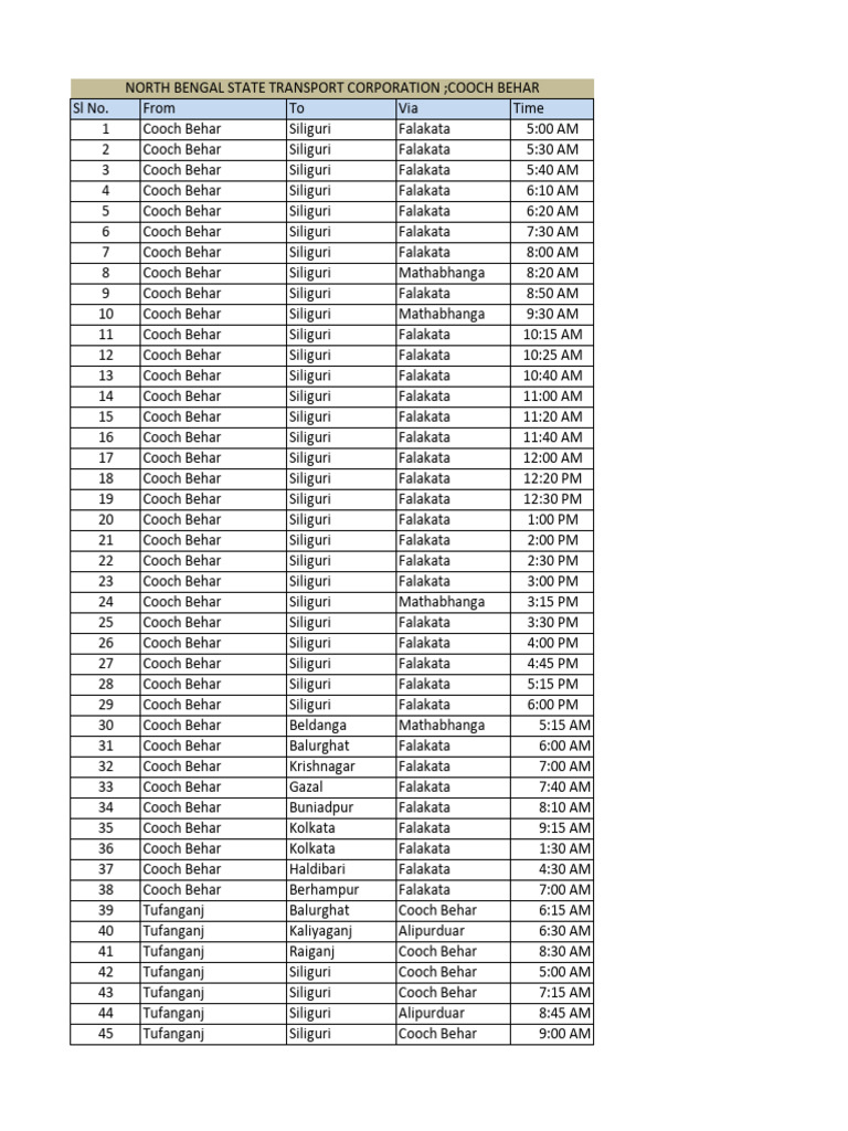 Bus 295594192 Routes | PDF