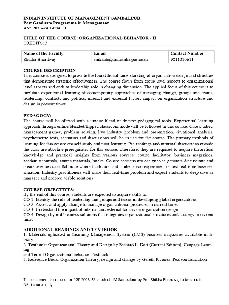 Ob - Ii 2023 | PDF | Pedagogy | Learning