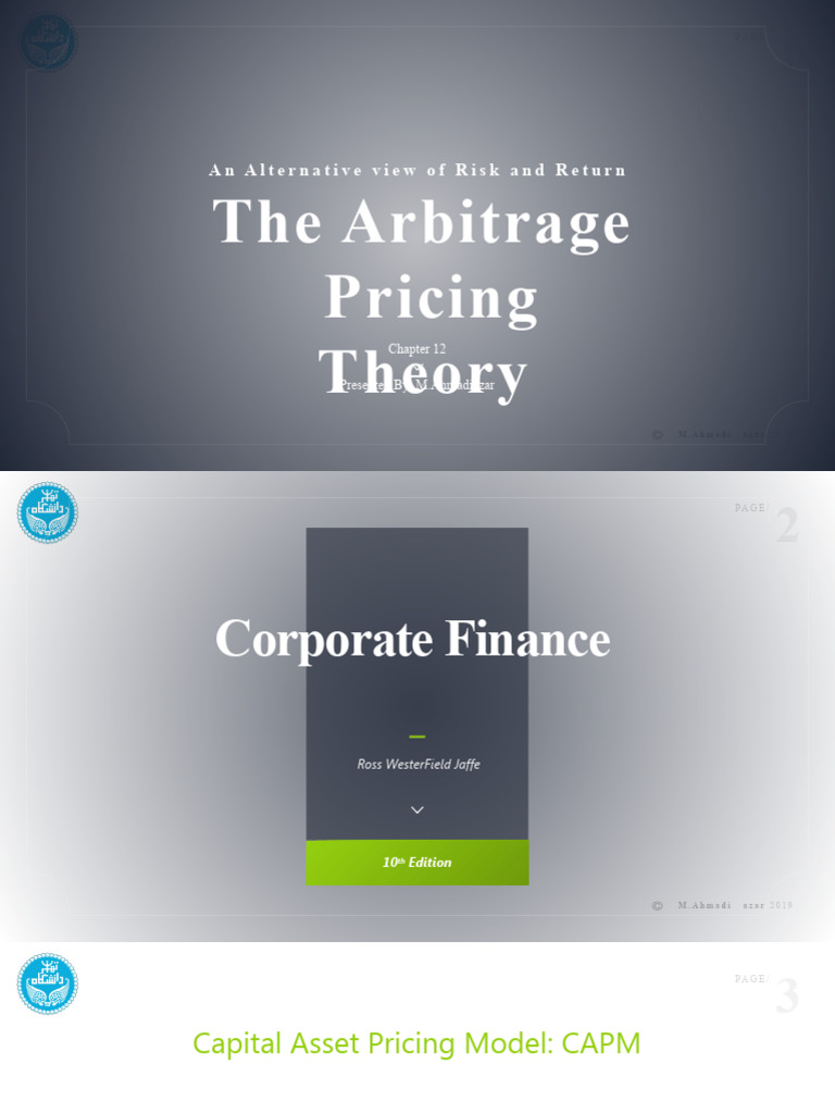Arbitrage | PDF