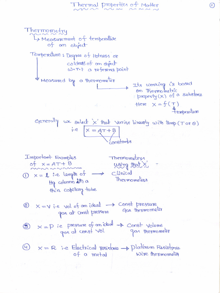 Thermal Properties of Matter | PDF