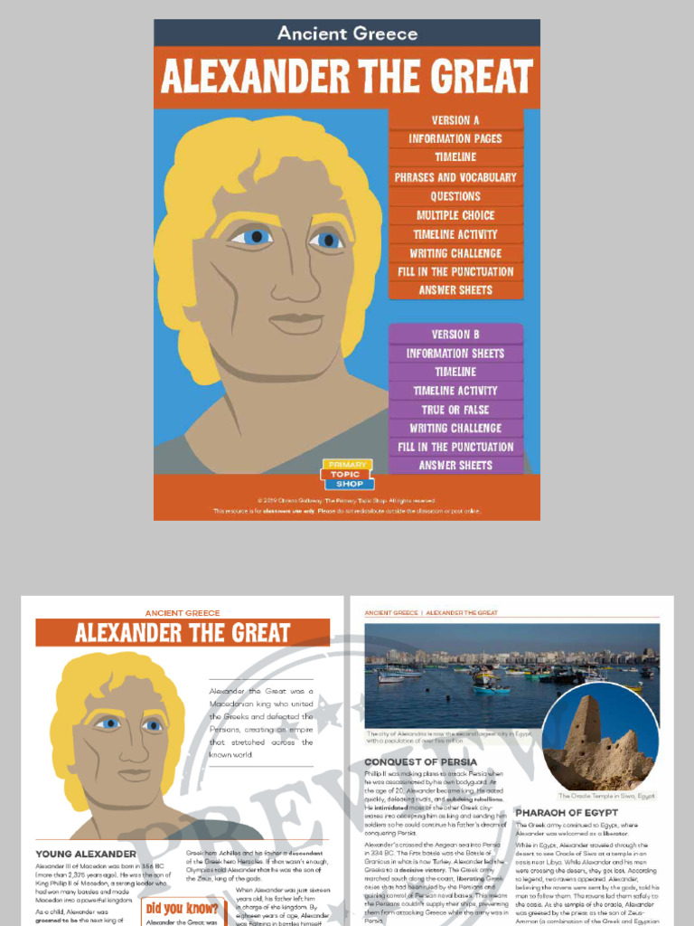 Alexander The Great - Ancient Greece by Primary Topic Shop US PREVIEW ...