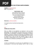 Tagalog Rosary Prayers | PDF