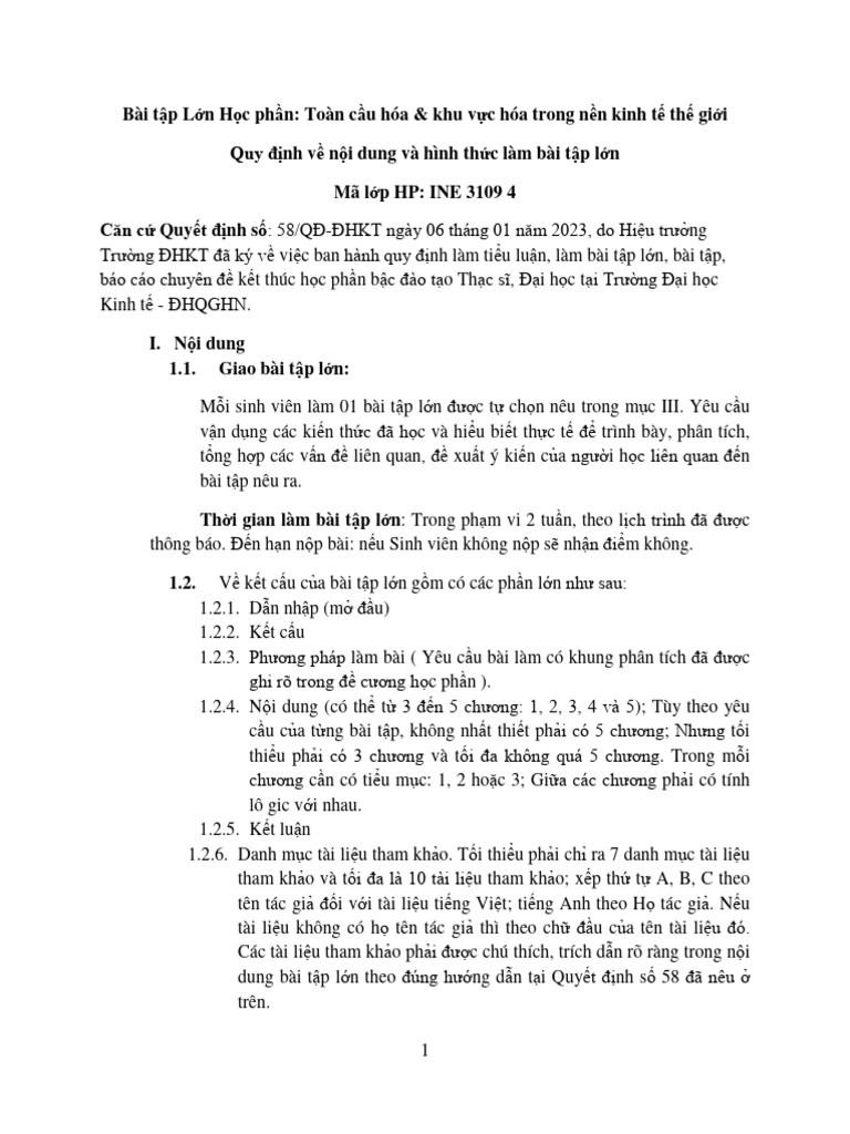 Quy Dinh - BTL.4 | PDF