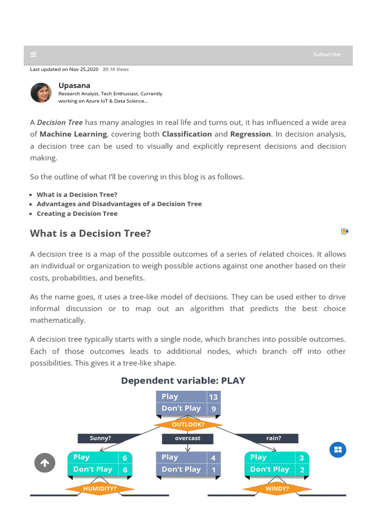 WWW Edureka Co Blog Decision Trees Amp | PDF