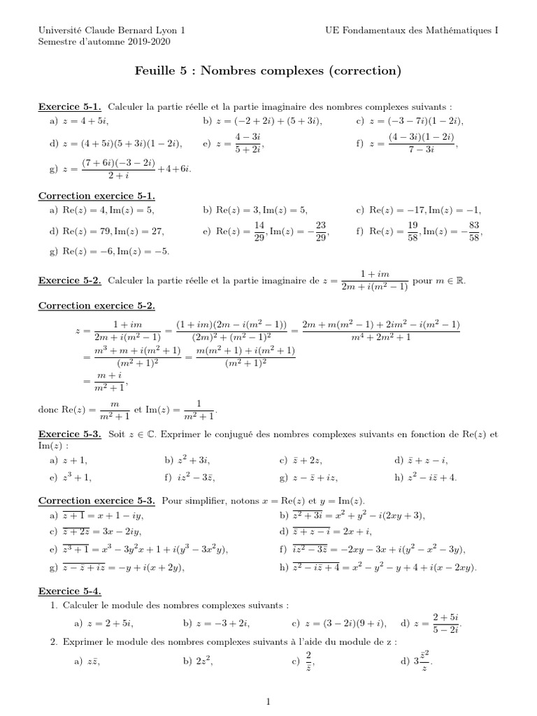 TD5 Correction | PDF