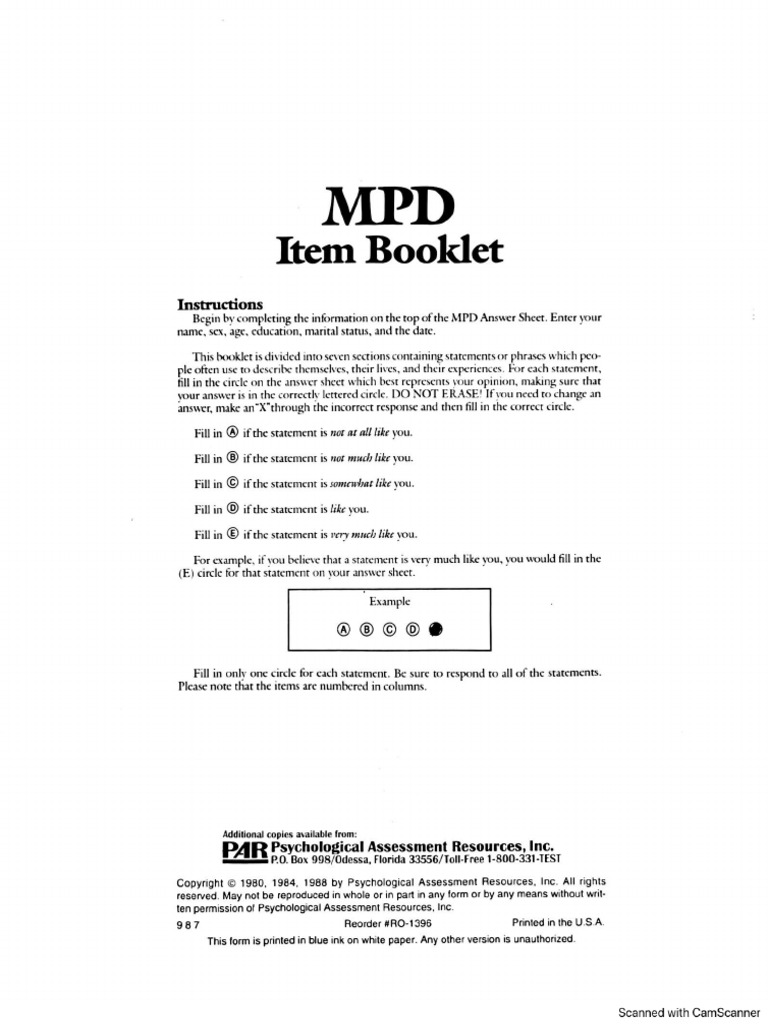 MPD 1 | PDF