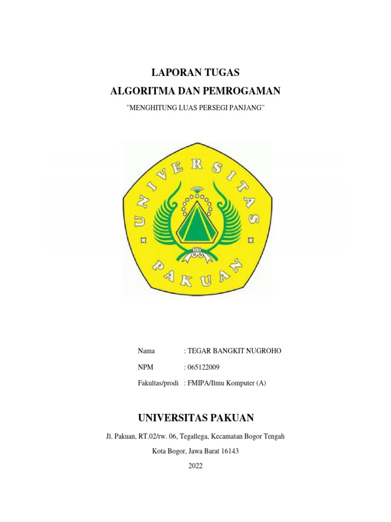 Laporan Project 01, Tegar | PDF