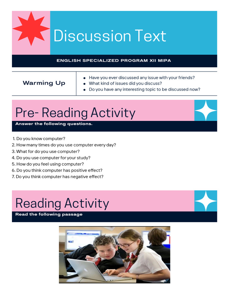 Discussion Text (Contrastive Conjunction) | PDF | Clause | Language ...