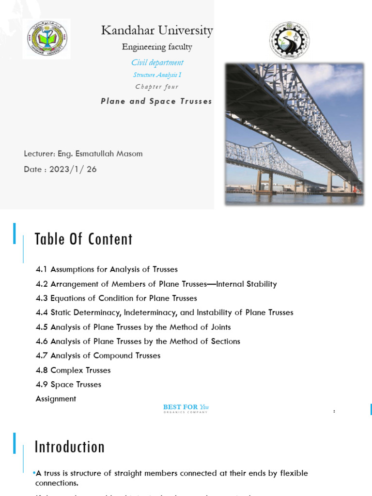 Chapter 4-2 | PDF | Truss | Mechanics