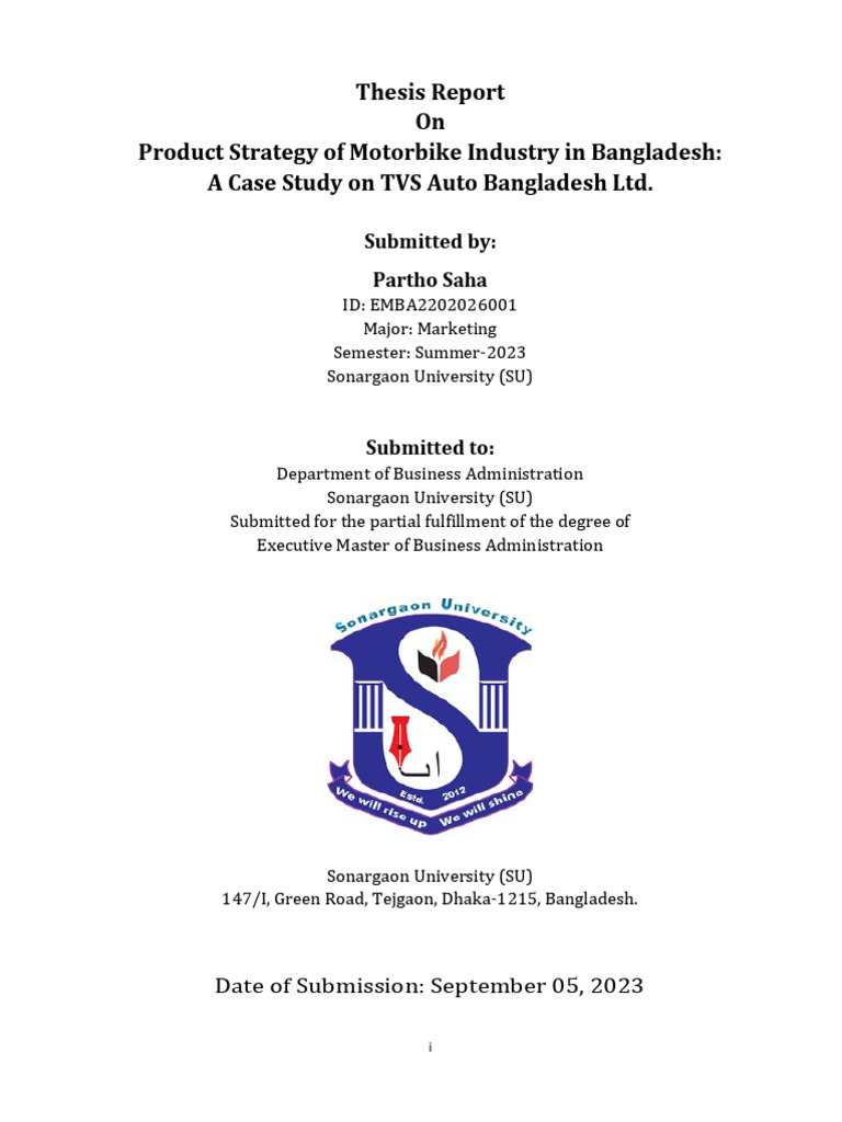 Thesis Report Format | PDF | Pricing | Brand