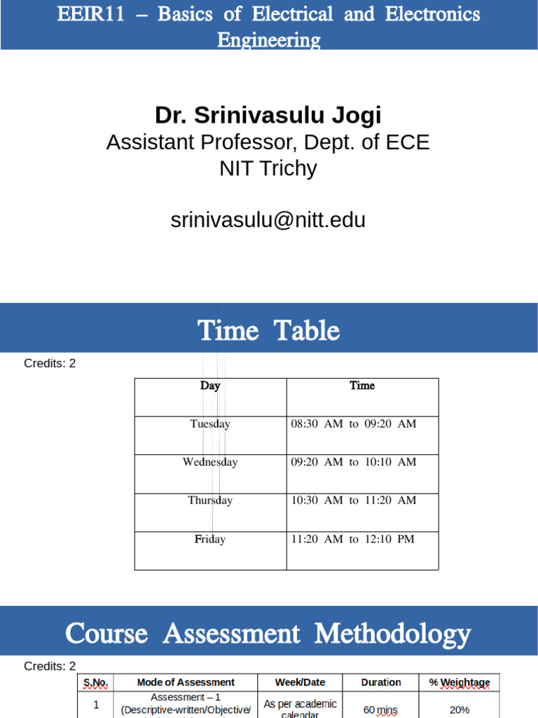 Unit 1 BEEE | PDF | Series And Parallel Circuits | Capacitor
