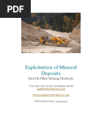 Bord & Pillar Method | PDF | Coal Mining | Mining
