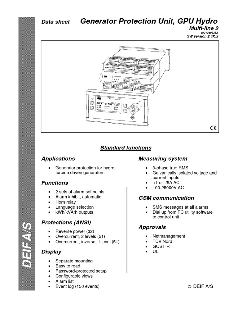 Gpu Hydro Data Sheet 4921240335 Uk | PDF