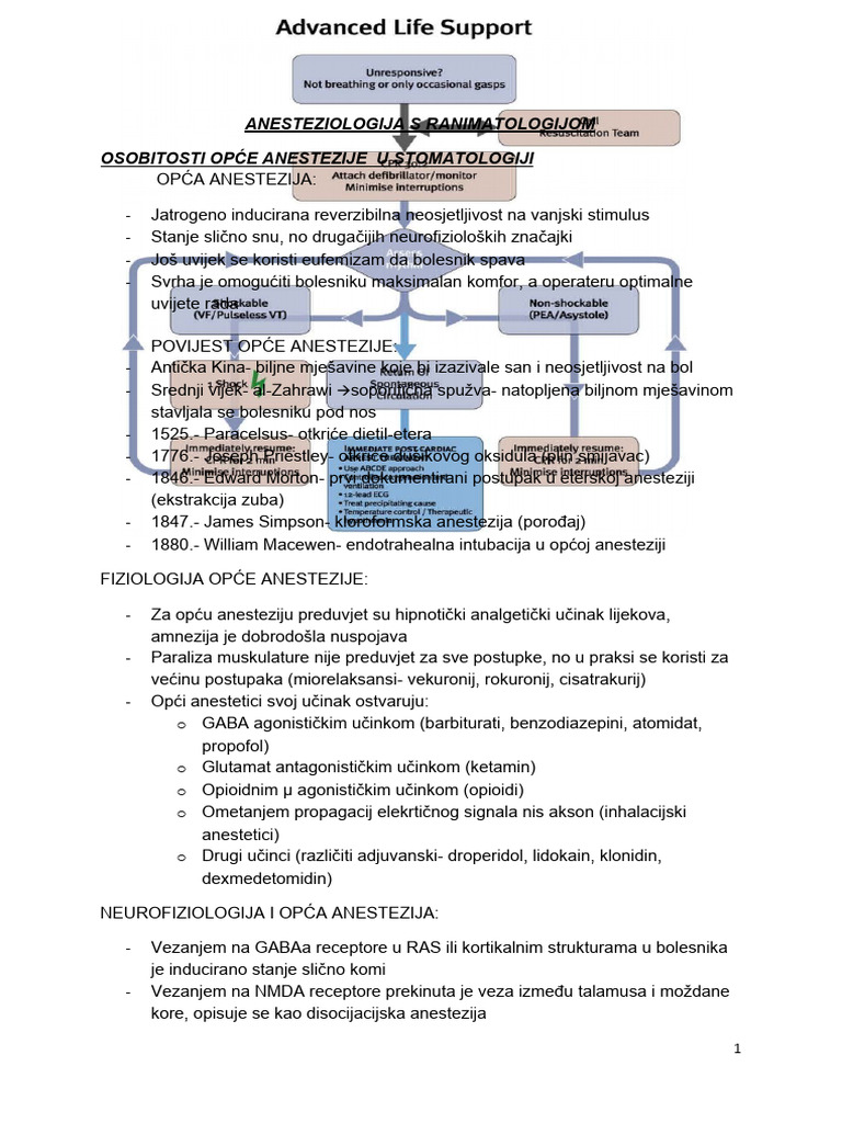 Anestezija | PDF