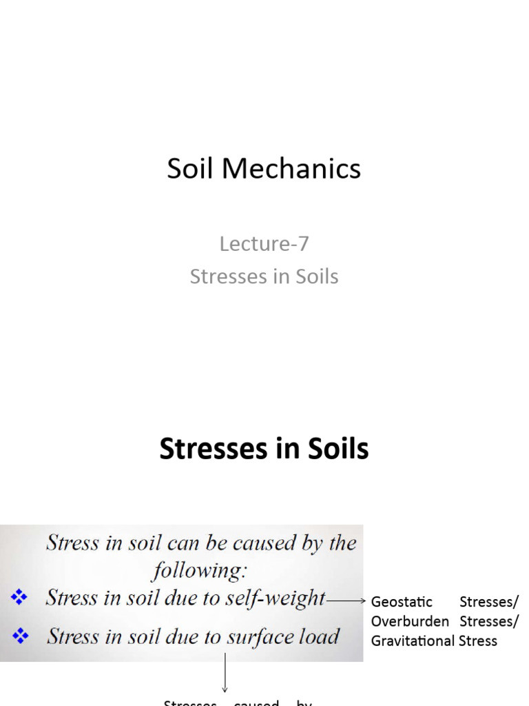 Lecture Week 9 Soil Mechanics | PDF Lecture Week 9 Soil Mechanics | PDF