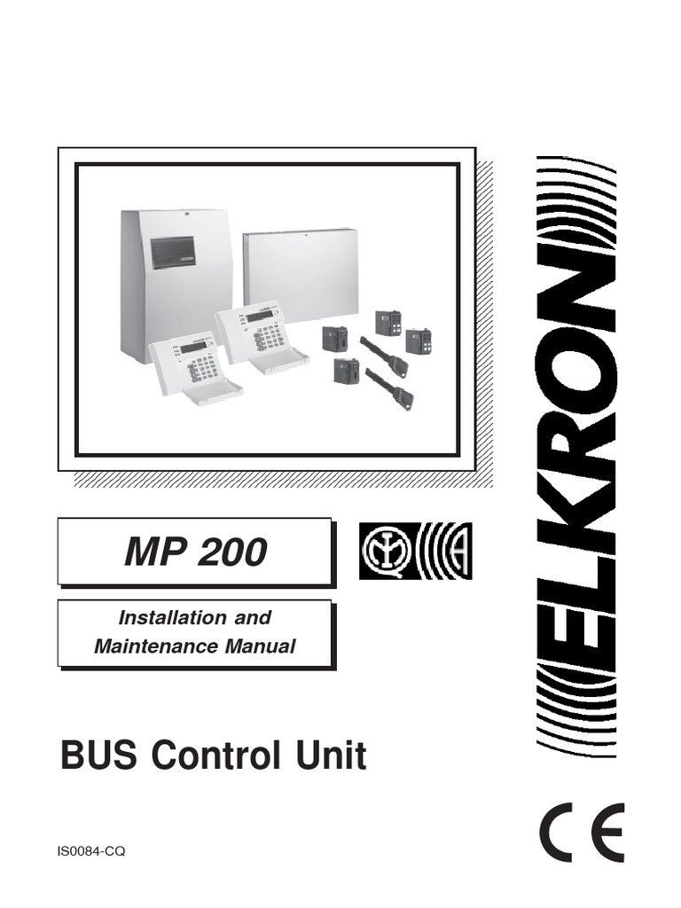 BUS Control Unit: Installation and Maintenance Manual | PDF