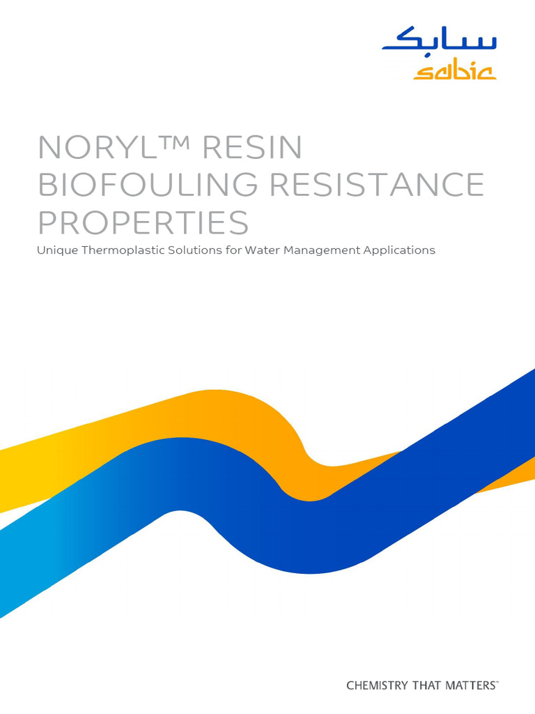NORYL Resin - Biofouling Resistance Properties | PDF | Materials ...