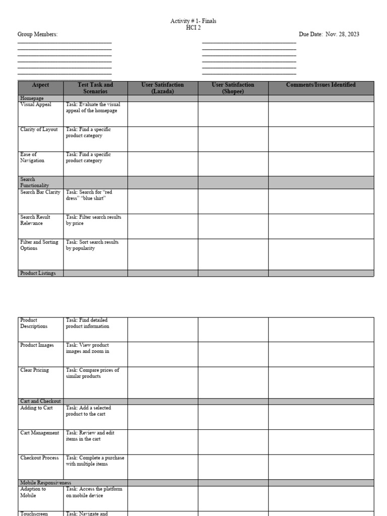 Activity-1 Finals LazadaVSShopee | PDF | Art | Computers
