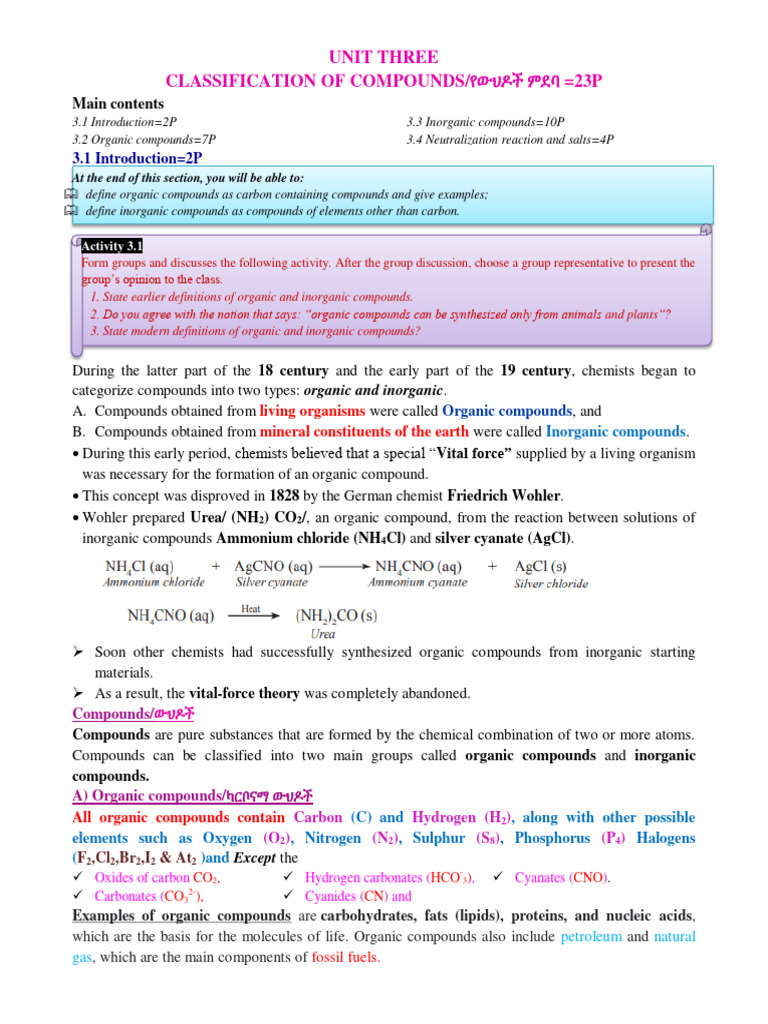 General Science Unit 3 Note 2016 | PDF | Science & Mathematics