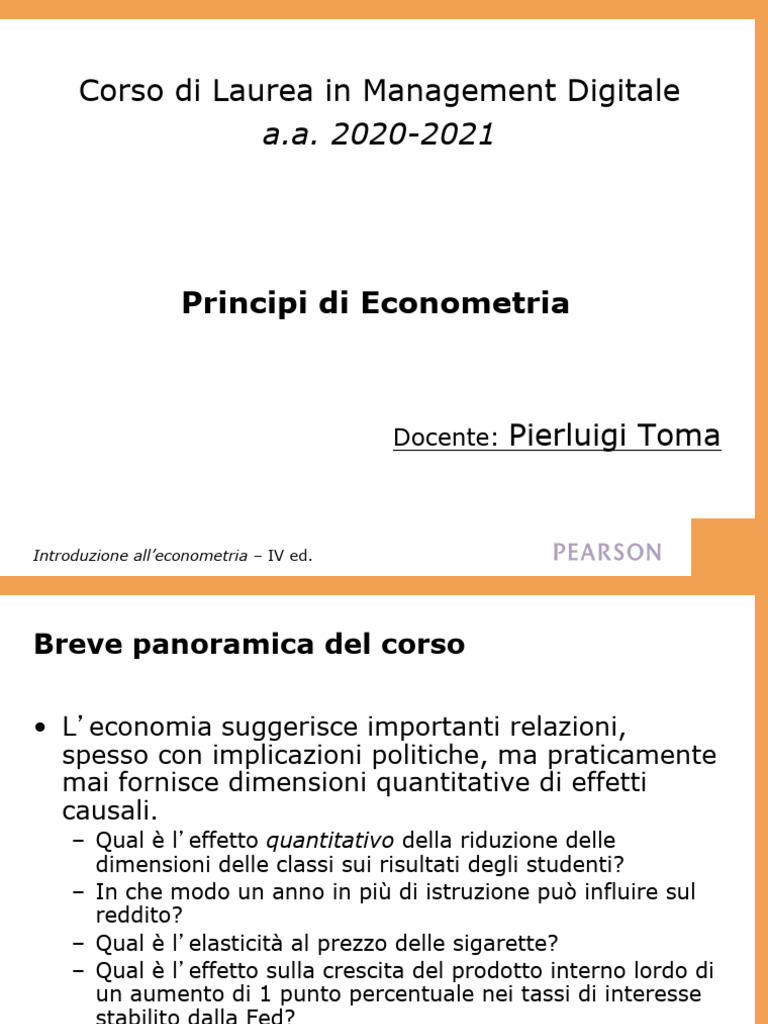 Capitolo 1-2-3-4-5 | PDF