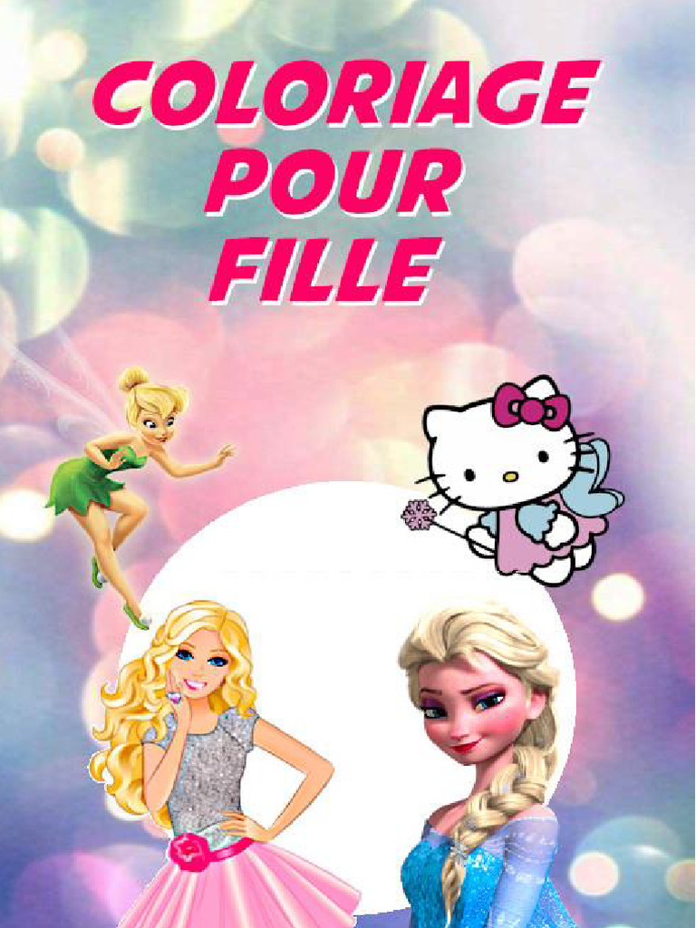Coloriage A Imprimer Pdf Fille