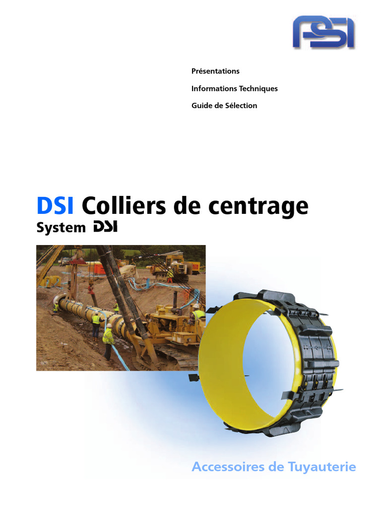 Colliers de centrage en Polypropylène | PDF | Tuyau | Génie du bâtiment