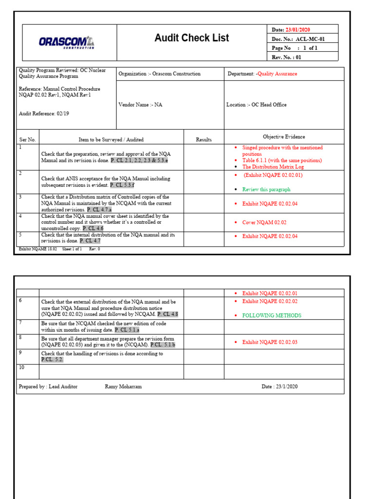 Acl MC 01 | PDF | Audit | Business