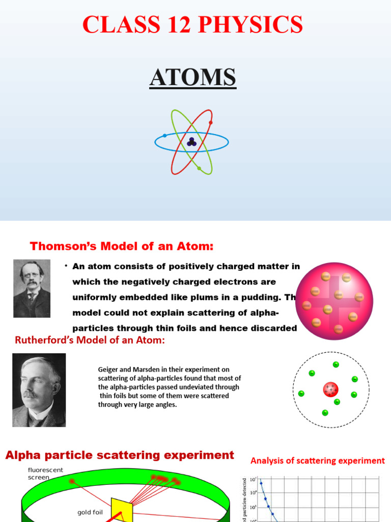 ATOMS | PDF | Emission Spectrum | Spectroscopy
