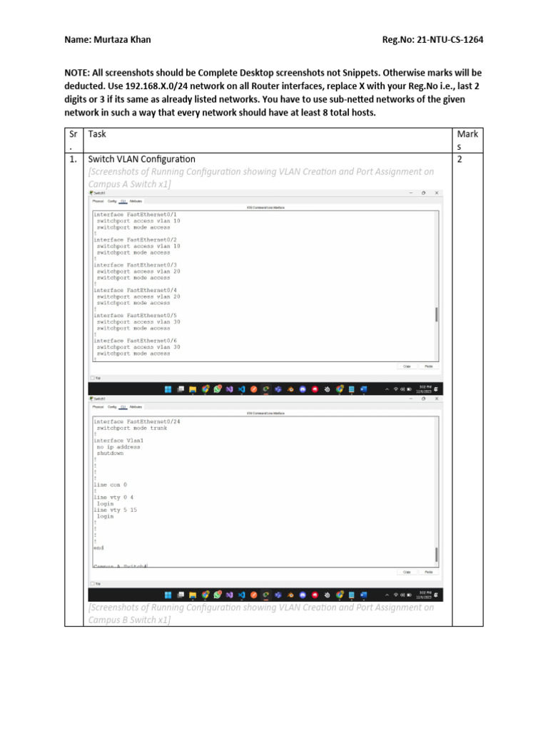 Activity-6 1264 | PDF | Router (Computing) | Computer Network