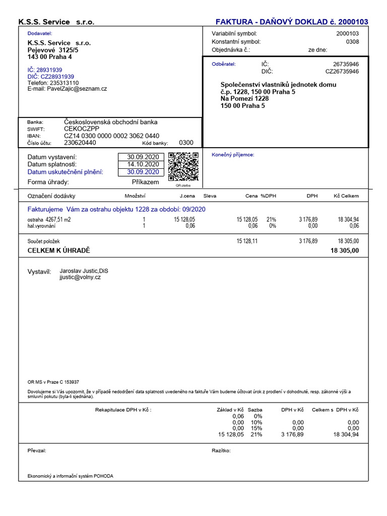 1-Faktura 2000103 | PDF