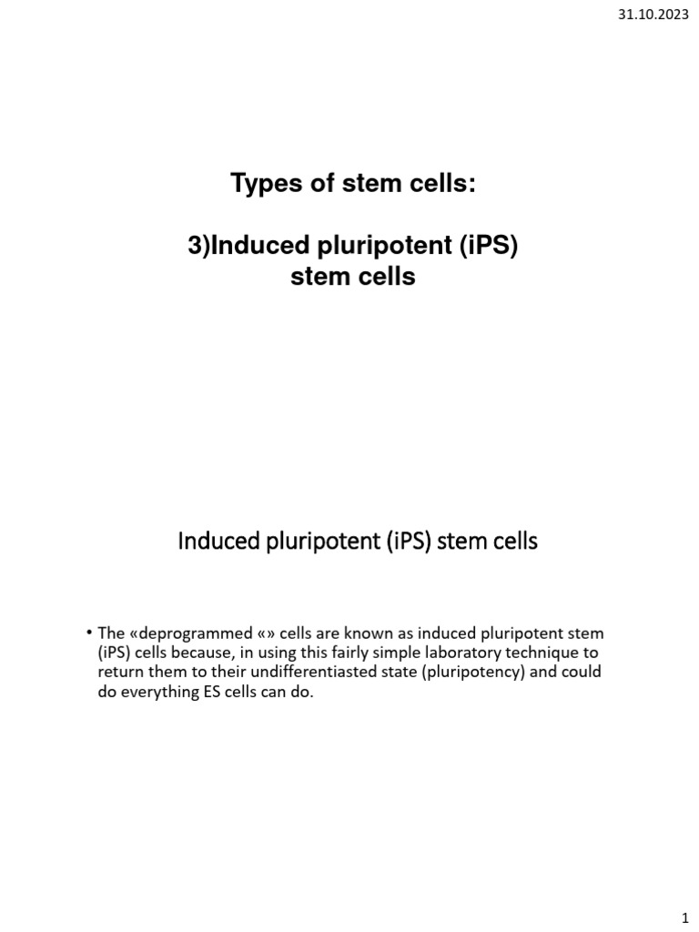 Shinya Yamanaka and iPS Cell Advances | PDF