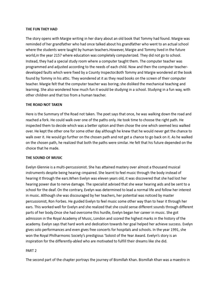 English Summaries | PDF