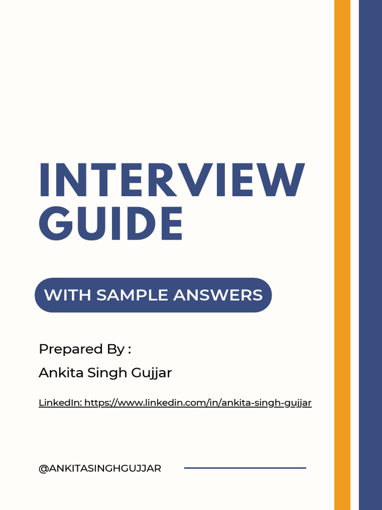 Interview Preparation Guide | PDF | Goal | Experience