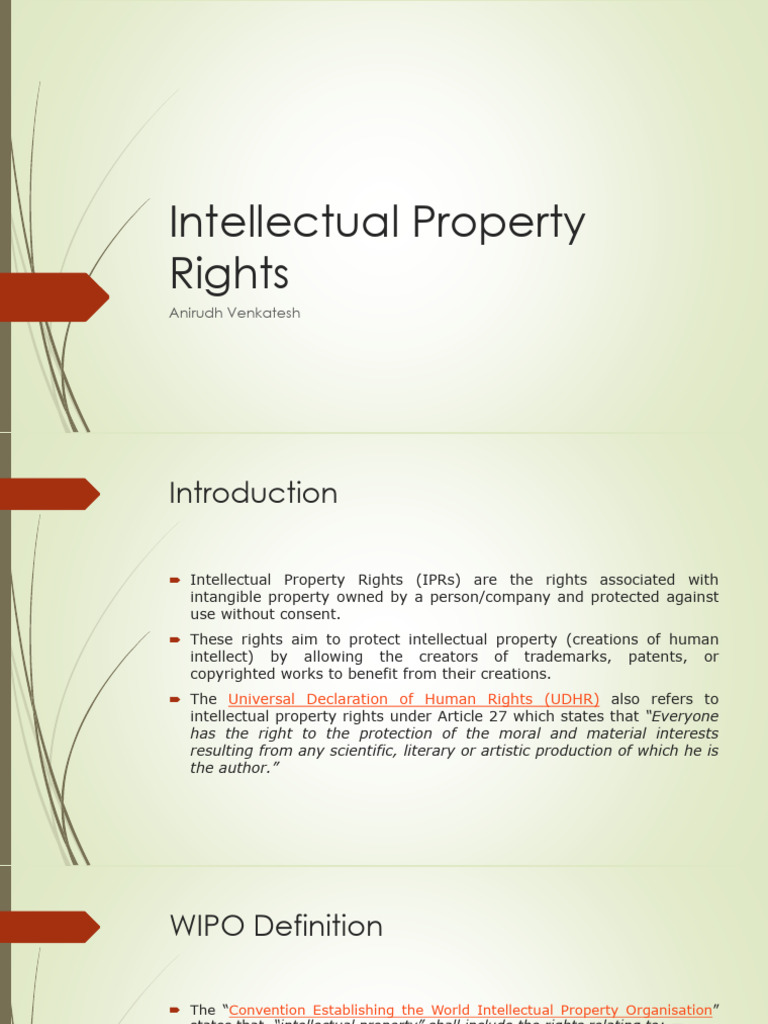 Unit 3 - IPR | PDF | Intellectual Property | Patent