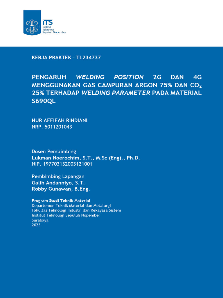 Laporan KP - Cici - PT Nov Profab Bismillah | PDF