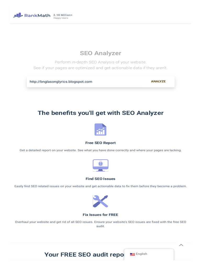 SEO Report of Your Website | PDF | Search Engine Optimization | Word Press