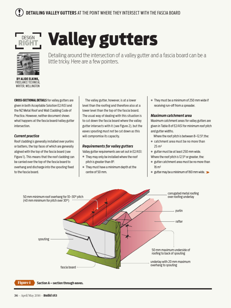Build 153 36 Design Right Valley Gutters | PDF | Roof | Building ...