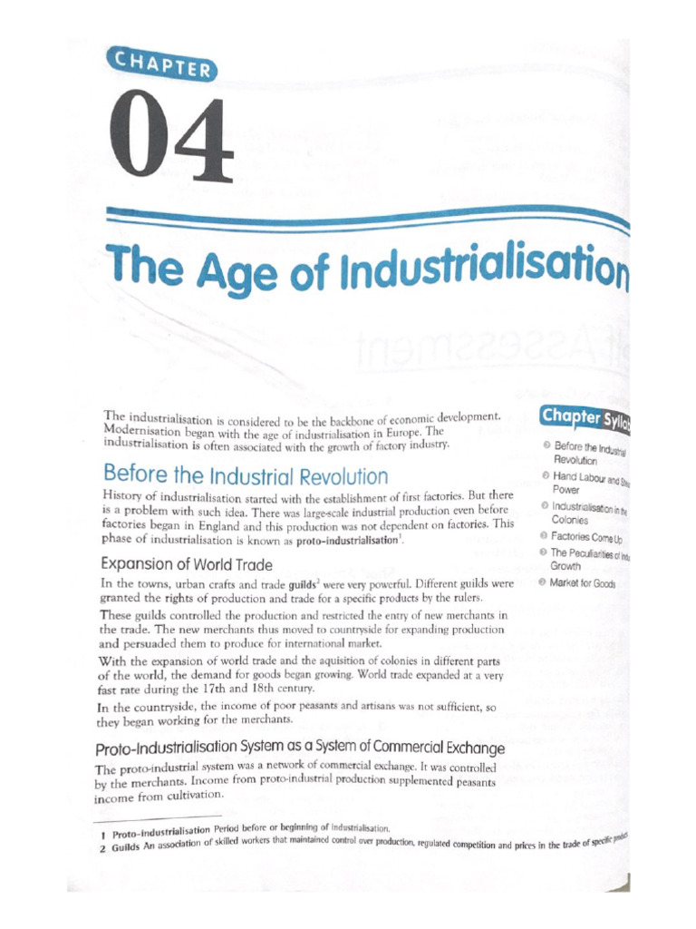 The Age of Industrialization. All in One | PDF