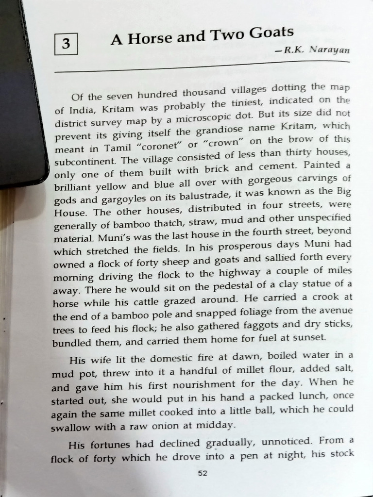 A Horse and Two Goats | PDF