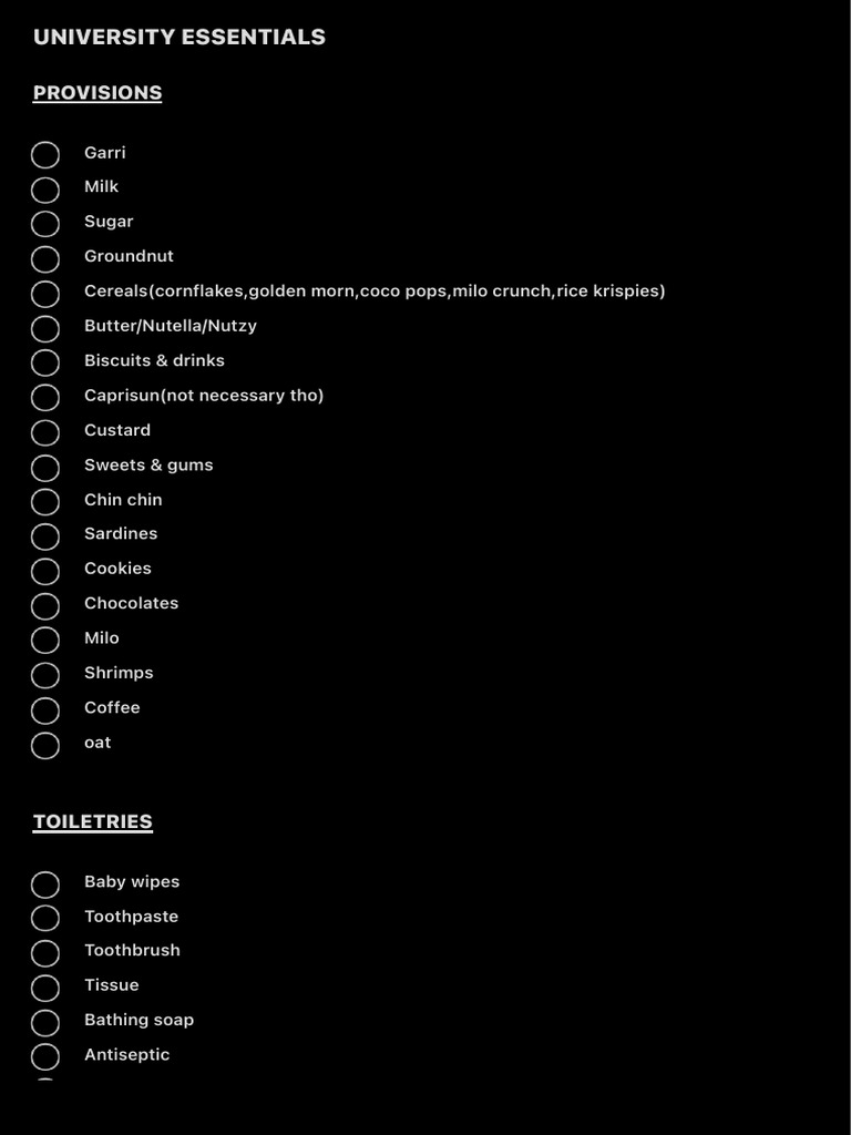 University Essentials | PDF