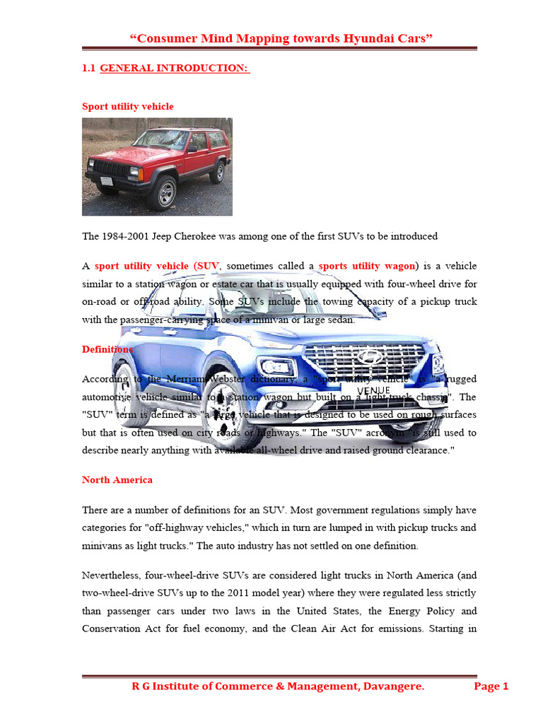 Project-Consumer Mind Mapping Towards Hyundai Cars | PDF | Scientific Method | Consumer Behaviour