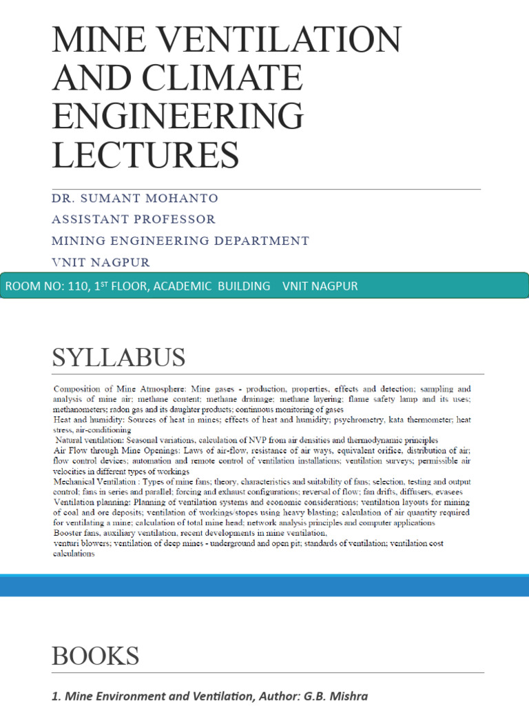 MVCC Mine Gases | PDF
