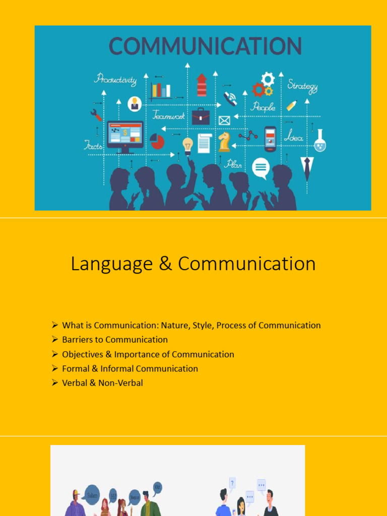 Lecture-I - Language - Communication | PDF | Communication | Nonverbal ...