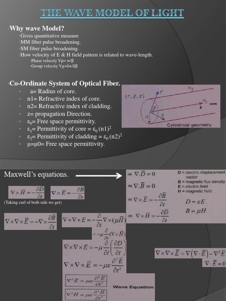 The Wave Model of Light | PDF | Waves | Dispersion (Optics)