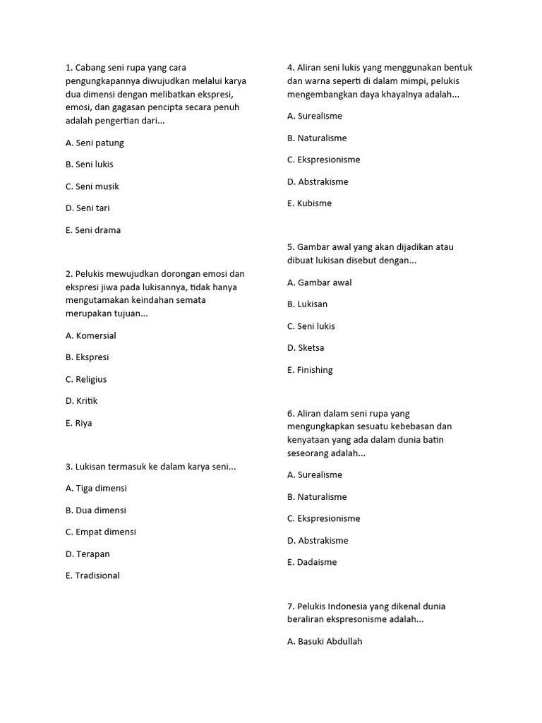 Soal Sumatif SB | PDF