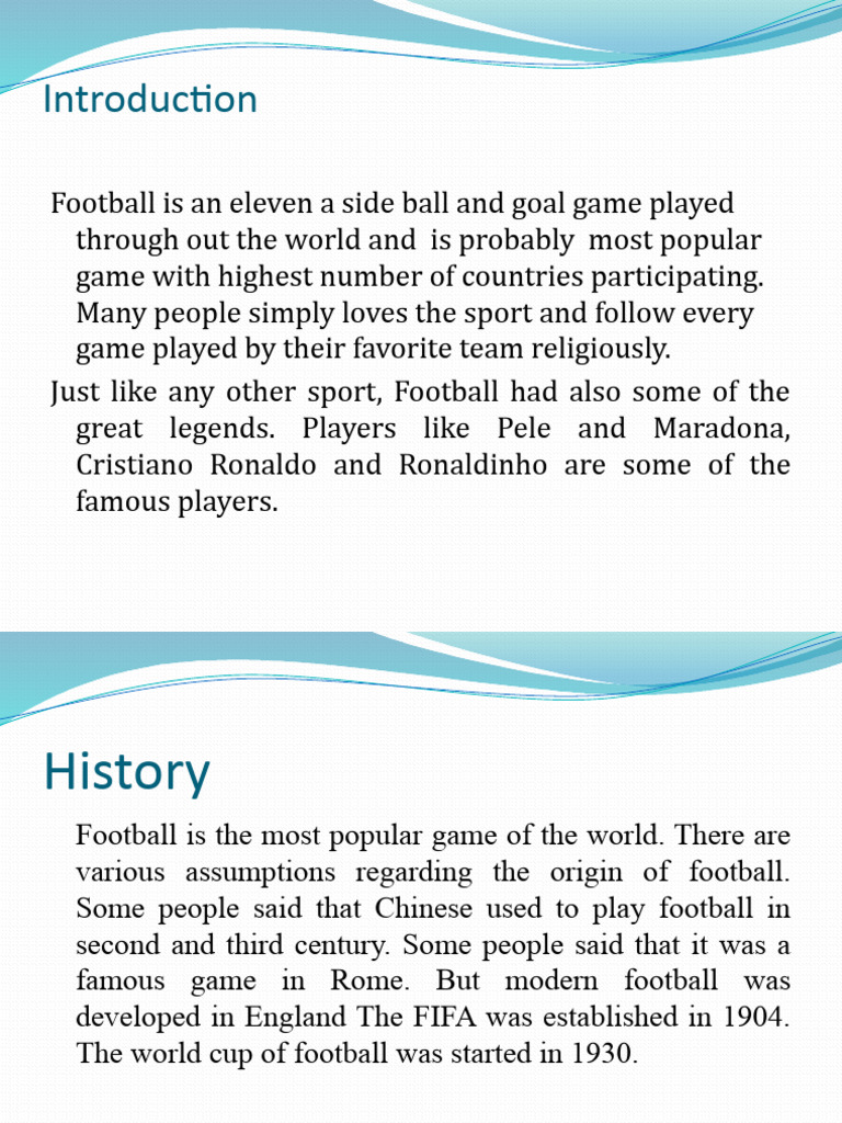Football | PDF | Athletic Sports | Sport Variants